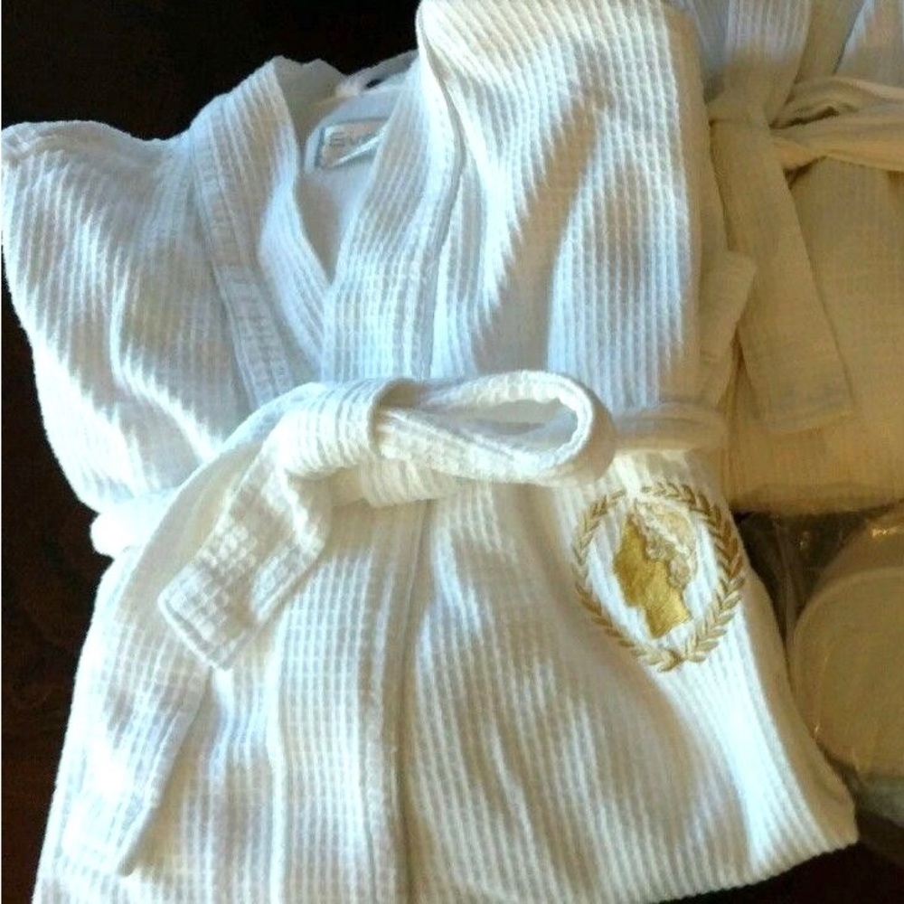 Cesar’s Palace Waffle Knit Robe - Gem